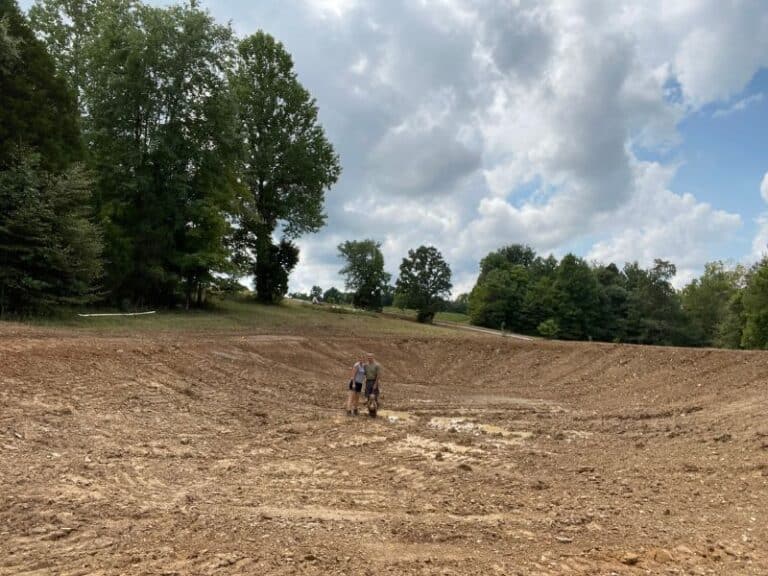 Building a Farm Pond on the Homestead » Kowalski Mountain